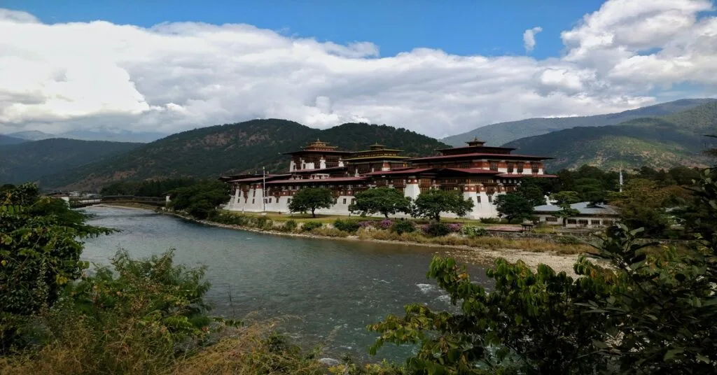 Punakha Dzong, the Palace of Great Bliss on the Heaped Jewel