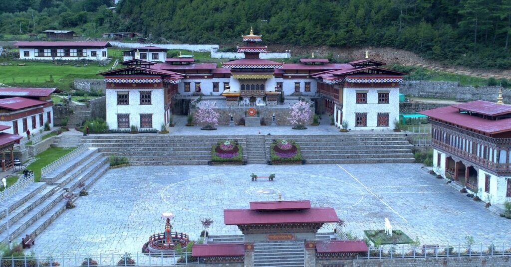 Lhakhang Karpo, the White Temple of Ap Chundu in Haa Valley