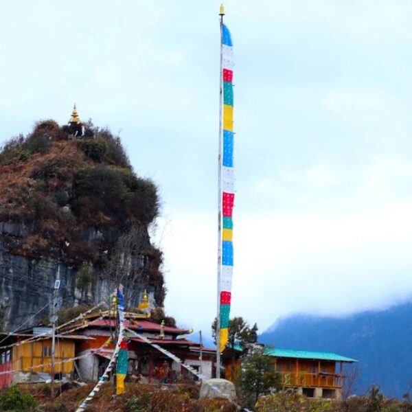 Koma Tshachu, a Hot Spring of Guru Rinpoche at the base of Ney Rinchen ...